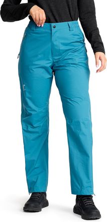 RevolutionRace Arcade 3L Lightweight Pants für Damen, wasserdichte Hose, Packbare Windhose für Wanderungen und Outdoor-Aktivitäten, Saxony Blue, M