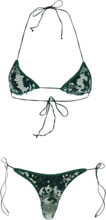 Os&eacute;ree Femme, Maillots de bain, Vert, Taille: 38 FR Marylin Kini