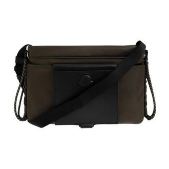 Moncler Kenton Drill Crossbody Bag - Homme - Sacs - Vert - Taille: ONE Size