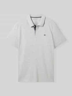 Tom Tailor Regular Fit Poloshirt aus Baumwoll-Viskose-Mix