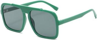 Generic Lunettes De Soleil Polaris&eacute;es For Hommes Et Femmes, Monture Large, Style Tendance, Id&eacute;ales For Les Photos En Ext&eacute;rieur Et Les F&ecirc;tes.(Green)