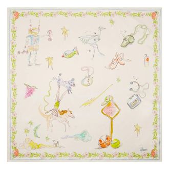 Alemais Foulard Court Soie Alémais