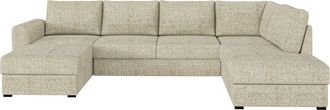 Mirjan24 Ecksofa Wilma Premium, 2 Bettkasten und Schlaffunktion, Eckcouch Polsterecke Sofa Couch Couchgarnitur Schlafsofa Bettsofa (Corbett 21, Seite: Rechts)