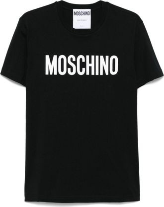Moschino t-shirt à logo imprimé - Noir