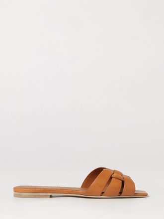 Saint Laurent Mules Tribute en cuir de veau lisse &agrave; petit talon