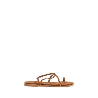 Ancient Greek Sandals Elevated Eleftheria - - Shoes - Damen - Braun - 41 EU