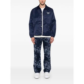 Dr&ocirc;le de Monsieur Oxford Twill Water-Repellent Shirt Jacket - Navy
