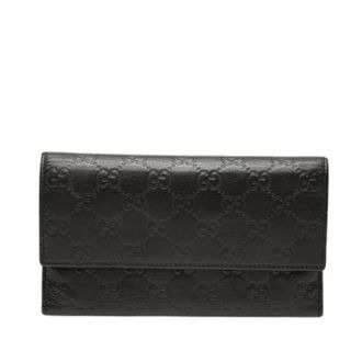 Gucci Pre-owned Long Wallet - - Pre-owned - Damen - Schwarzk - ONE SIZE
