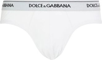 Dolce & Gabbana Homme, Sous-vêtements, Blanc, Taille: L Slip Bi-pack