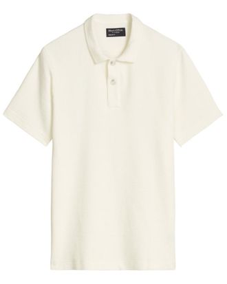 Marc O'Polo Strick-Poloshirt aus Bio-Baumwolle und Stretch mit Struktur, Regular Fit in