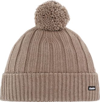 Eisb&auml;r M&uuml;tze Herren & Damen Ayo Pompon Beige - Merino Unisex mit Fleece Bommelm&uuml;tze sch&uuml;tzt vor K&auml;lte und Wind - Pudelm&uuml;tze Haube aus &Ouml;sterreich