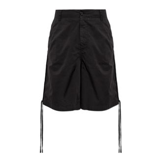 Alexander McQueen Shorts mit seitlichem Kordelzug - - Shorts - Herren - Schwarzk - S