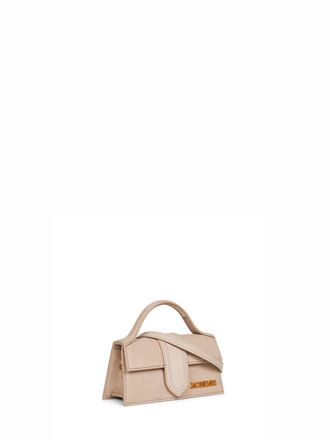 Jacquemus Womens Handbag The Bambino Mini Beige Calf Leather Handbags Hand Bags