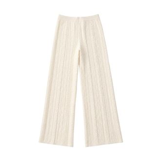 Twinset Wide Hosen - - Trousers - Damen - Wei&szlig; - XL