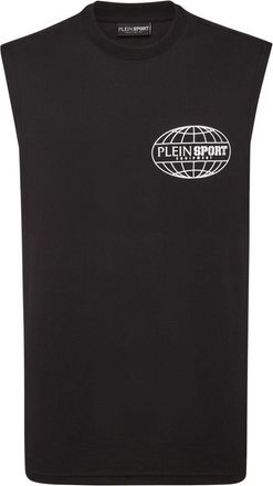 Plein Sport T-Shirt mit Logo-Print - Schwarz