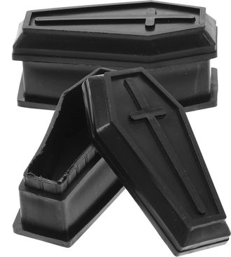 BESPORTBLE Gothic Dose M&ouml;bel Gothic Mumie M&ouml;bel Mini Grab Spielzeug 2Pcs Spukhaus Requisiten Decor Ornamente Requisiten Party Trick Requisiten Mini Coffin Spielz