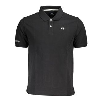 La Martina Homme, Tops, Noir, Taille: L Polo Manches Courtes Noir Homme