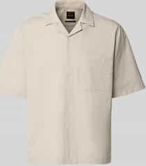 Boss Orange by Hugo Boss Relaxed Fit Freizeithemd mit Seersucker-Verarbeitung Modell LAPISY_M