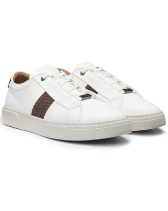 HUGO BOSS Premium-Sneaker Gary mit Web-Details und Schn&uuml;rb&auml;ndern in