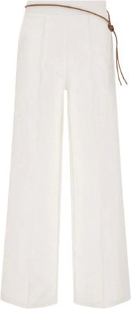 Herno Femme, Pantalons, Blanc, Taille: 46 FR Wide Pantalons