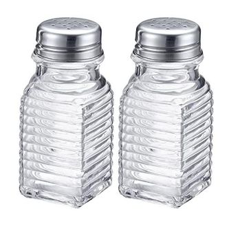 Westmark 63172270 Épandeur universel en acier inoxydable et verre avec perforation universelle dans le couvercle Transparent 75 ml, Porto