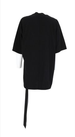 Rick Owens Womens T-Shirt Jumbo Black Cotton T-Shirts And Polos