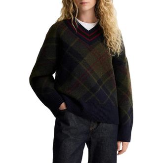 Barbour Pull en maille Shae - Femme - Pulls - Vert - Taille: 34 FR