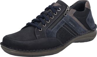 Josef Seibel Herren Low-Top Sneaker New Anvers 87,Weite K (Extra weit),Wechselfußbett,Halbschuhe,Sportschuhe,dunkelblau-Kombi,48 EU