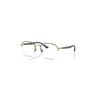 Ray-Ban Rb6487 Optics Braun Fassung Klar Glas Polarisiert 52-20