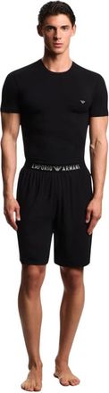 Emporio Armani Homme, V&ecirc;tements de nuit et de d&eacute;tente, Noir, Taille: M Soft Modal Pyjama Set