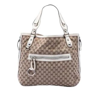 Gucci Pre-owned Vintage Canvas Tote Bag - - Pre-owned - Damen - Beige - ONE SIZE
