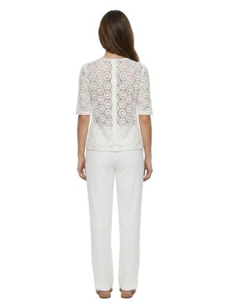 Dolce & Gabbana Womens White Cotton T-Shirt