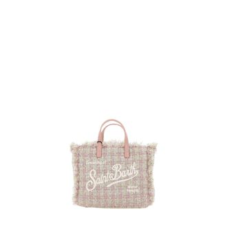 MC2 Saint Barth Vanity Mini Tweed - Femme - Sacs - Rose - Taille: ONE Size