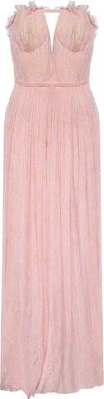 Genny Femme, Robes, Rose, Taille: 36 FR Long Dress Lace Light