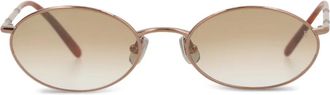 Brunello Cucinelli oval sunglasses - Rosa