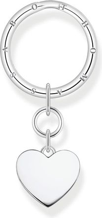 Thomas Sabo Thomas Sabo Schl&uuml;sselring mit Anh&auml;nger in Form eines Herzes in Sterling Silber, KR14-637-21