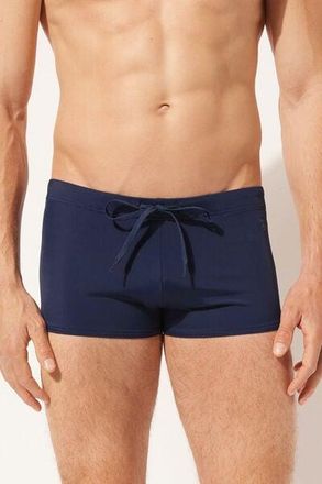Calzedonia Bade-retroshorts F&uuml;r Herren Panama Blau