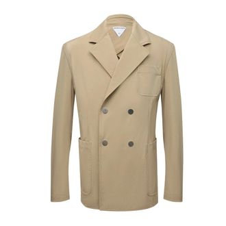 Bottega Veneta Homme, Costumes, Beige, Taille: M Blazer Crois&eacute;