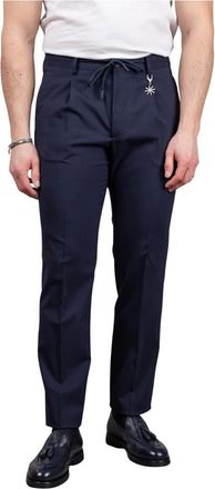 Manuel Ritz Homme, Pantalons, Bleu, Taille: L Chinos
