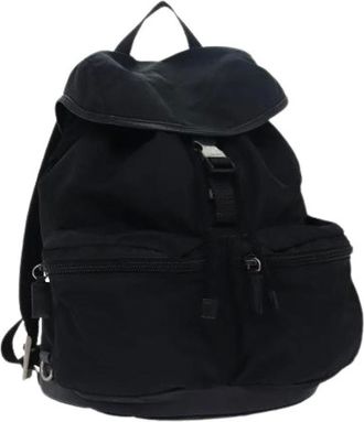 Prada unisex, Pre-owned, Noir, Taille: ONE Size Sac à dos en nylon Pre-owned