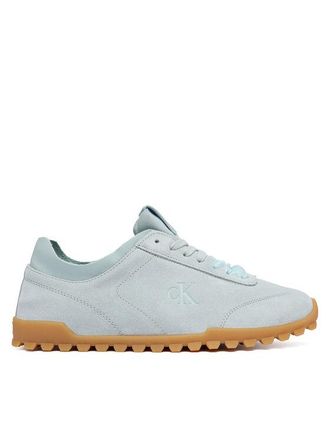 Calvin Klein Sneakers Low Profile Run Mg Sue Db Laces HW0HW03150 Hellblau