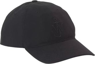 J.W.Anderson Homme, Accessoires, Noir, Taille: ONE Size Casquette de baseball en coton cir&eacute;