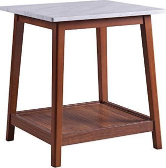 Teamson Home Furniture Viereck Beistelltisch Sofatisch Wohnzimmertisch Kingston Versanora VNF-00077