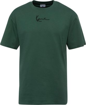 Karl Kani Herren KM-TE011-102-03 KK Small Signature Essential Tee Dark Green, XXS