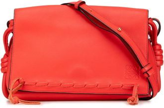 Loewe Hobo Bags - Leather Flamenco Knot Whipstitch Crossbody - Gr. unisize - in Rot - f&uuml;r Damen