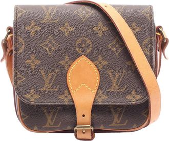 Louis Vuitton 1989 Monogram Cartouchiere PM crossbody bag - Braun