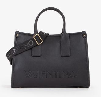 Valentino Handbags Shopper VALENTINO BAGS FOXY RE, Damen, Gr. B/H/T: 33,5cm x 26cm x 15cm, schwarz (nero), Lederimitat, Taschen Shopper, Henkeltasche, Schultertasche, Um