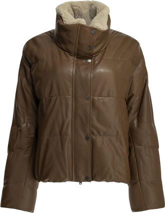 Brunello Cucinelli Brunello Cucinelli Veste matelass&eacute;e en peau de mouton