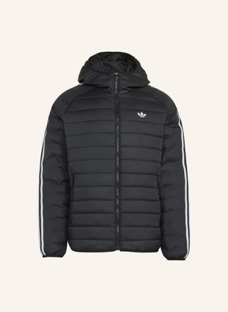 adidas Originals Adidas Originals 3-Streifen Jacke, Gef&uuml;ttert schwarz