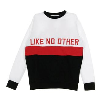 Kappa Herren Rundhals Sweatshirt Wei&szlig;/Schwarz/Rot - - Sweatshirts & Hoodies - Herren - Mehrfarbig - S